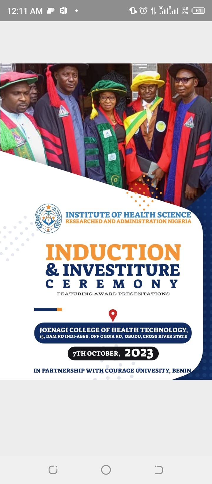 OUR MANAGEMENT STAFF – Institute of Health Science, Research, and ...